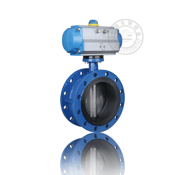 D641X-16C 铸钢气动中心垂直蝶板法兰蝶阀-产品展示-上海先锋阀门制造有限公司